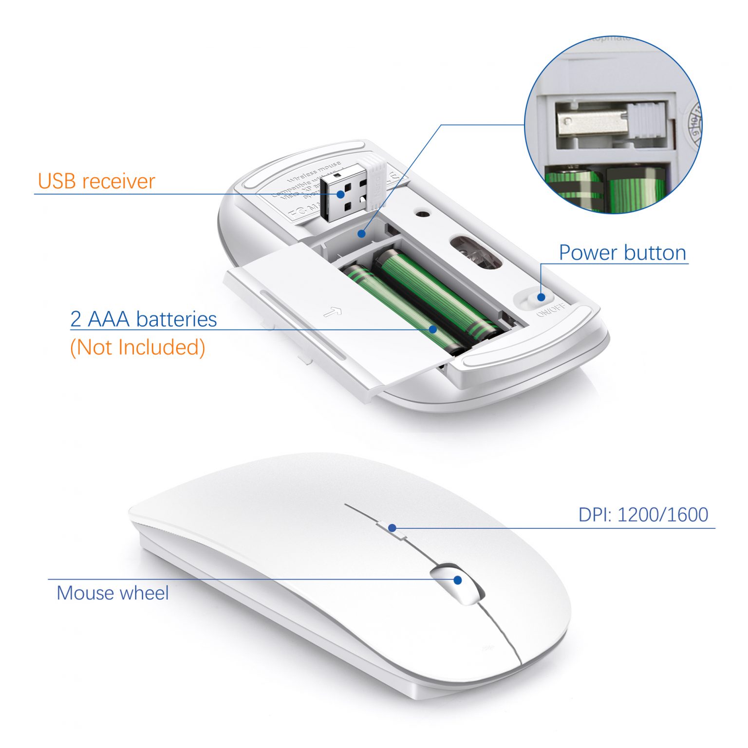 Wireless Mouse – Smooth, Silent & Reliable Performance