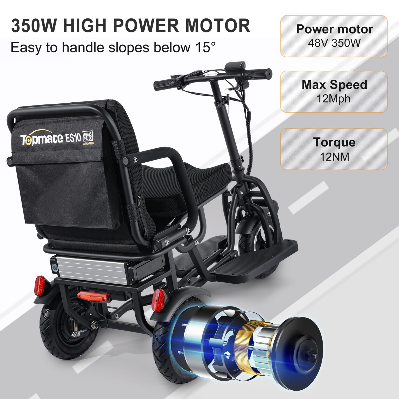 ES10 Electric Scooter - High Performance & Smooth Ride